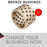 China EN Copper Alloy Bearing | CuZn25Al6Fe3Mn3 Graphite Sleeve Brass Bushing for Chain Conveyors for sale