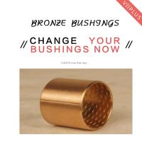 China Cusn8 Standard Oil hole Material Thrust Washers & Strips | Bronze bushings for Lifting gear for sale