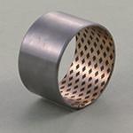 China CYLINDRICAL BEARINGS Bimetal Plain Bearings to Standard SAE 792 CuPb10Sn10 with indents for sale