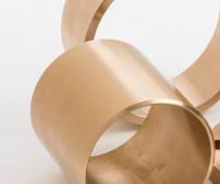 China OEM C86300 SAE 430B Manganese Bronze Straight & Flanged Bushing Cast Bronze Bushings Machined CNC Parts for sale