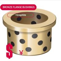 China C86300 Bronze Bushing & Wear Plate Flanged Bronze Bushings High Temperature Resistance for sale