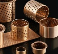 China Cusn8 & Cusn6.5 Self Lubricating Plain Bearing Bronze Wrapped Bearings With Holes Strips for sale