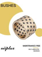 China C86300 430B Manganese Cast Bronze Flanged Graphite Bushing Bearing & Plate Oil Grooves for sale