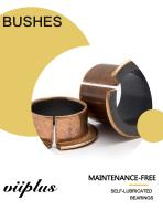 China Low Friction Aerial Lift Outdoor Polymer Plain Bearings Corrosion Resistance for sale