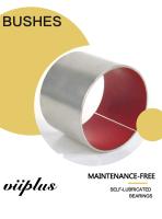 China Precision Assembly Dimension & Size Composite  Metal Bearings For Fluid Power Systems Pump Bushes for sale