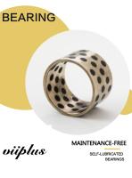China C86300 Manganese Bronze Sleeve Bushings , Self Lubricating Bush Mediate Load for sale