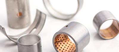 China Steel Backing Bimetal Bearings Oil Grooves & Indentations Customer Size Wrapped Bushes for sale