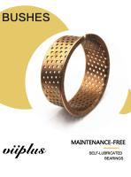 China CuSn8 & CuSn6.5 Bronze Bearings Material | Flange Cylindrical Bushes Type for sale