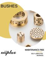 China Graphite Plugged Solid Lubricant Bearings Extremely High Load Capacity for sale