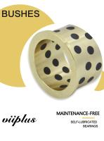 China Solid Lubricant Bearings  Bronze Bushings NORMAL METRIC BUSHING for sale