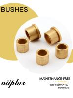 China Oilless Lubrication Cast Bronze Bushings Sleeve & Sintered Brass Bushing for sale