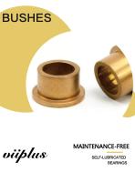 China Sintered Bronze Oil Impregnated Self Lubricating Sleeve Bearings Good Corrosion Resistance for sale