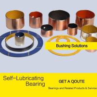 China Valve Polymer Plain Bearings Stainless Steel 316 /  Fibres Fabric Thrust Washer And Slide Assembly for sale