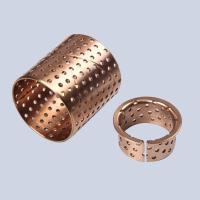 China Lubrication Bundbuchse Wrapped Bronze Bearings CuSn8 CW453K 092 Easy Assembly for sale