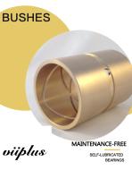 China High Tolerance CNC Centrifugal Casting C86300 Bronze Plain Bushing With Oil Groove Bearing Bush for sale
