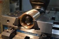 China Tempered Bronze Sliding Bearing , China Supplier ,Oilless Sleeve Bearing, Customized Size for sale