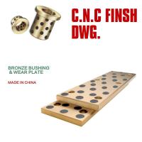 China CNC Bronze Steel & Self Lubricating Wear Plates Inch Oilimpregnated Graphite Plugs for sale
