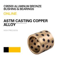 China C95800 Aluminum Bronze Bearing ASTM UNS / SAE Casting Copper Alloy Bushing & Plate for sale