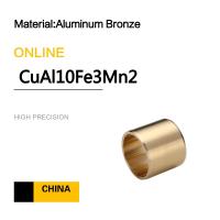 China Aluminum Bronze CuAl10Fe3Mn2 Sleeve Bushings Copper Alloy Bearings For Dozers for sale