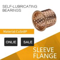 China Bronze Wrapped Flanged Bearings | CuSn8 for sale