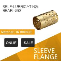 China Custom Tribological Grooves Or Sockets CuZn32 Bronze Sleeve Bushings With Lubricating for sale