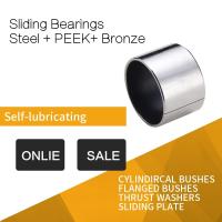 China PEEK Sleeve Bushings For Gear Unit , Hydro Engine & High Pressure Injection Pump for sale