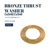China Custom Flat Bronze Shim Thrust Washer & Bronze Bushings Diamond Oil Pockets for sale