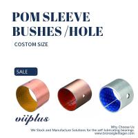 China POM Blue Sleeve Plain Bushing Boundary Lubricating Bronze Bush for sale