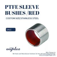 China Polymer Plain Bearings Types Composite Self-Lubricating Red  Bushing Without Pb for sale