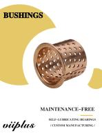 China Flanged Tin Bronze Bushings CuSn8 Metric Size for sale