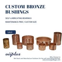 China Custom Flat Bronze Shim Thrust Washer & Bronze Bushings Diamond Oil Pockets for sale