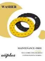 China Oilless Metal Sliding Plate & Washer POM Lead Free Flange Type LBMF for sale
