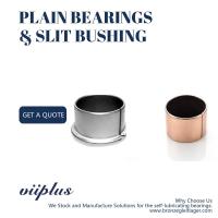 China Customized Self Lubricating Slit Bronze Bushings & Sliding Bearings for sale
