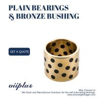 China C86300 430B Manganese Cast Bronze Flanged Graphite Bushing Bearing & Plate Oil Grooves for sale