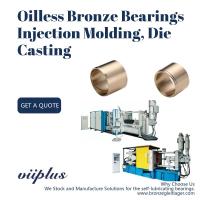 China Oilless Bronze Groove Self Lubricating Bushing For Injection Molding , Die Casting for sale