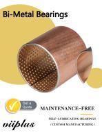 China Bimetall Wrapped Bearings Material CuPb10Sn10 SAE‐797 Lubricated Metal Bushes for sale