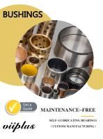 China Replacement Self Lubricating Bronze Bushings Stock Size Tolerances & Installation for sale