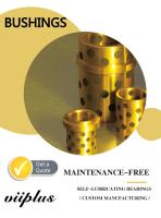 China Metric Size Dry Sliding Bearings , Self Lube Bushings With Long Life Time for sale