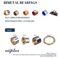 China Lead - Free Bimetal Bearing Bushes CuSn6.5 Flange & Sleeve In Automobile Engine for sale