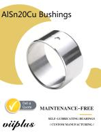 China Wrapped Aluminium Steel Shaft Bimetal Bearing Bushes Tin - Plated AlSn20Cu for sale