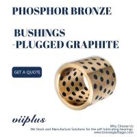 China Phosphor Graphite Plugged Bronze Bushings DIN GB - CuSn5Zn5Pb5 Material for sale