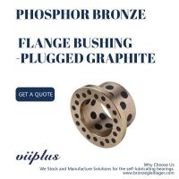 China Phosphor Graphite Plugged Bronze Bushings DIN GB - CuSn5Zn5Pb5 Material for sale