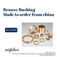 China Lagerbuchsen Bronze Sleeve Bushings, Flange Glidlager Size Made To Order for sale