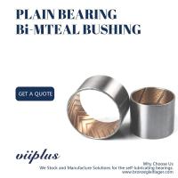 China Heavy Metal Bushings Bimetal Bushes Jf800 Jf720 Grooves Split Type For Throttle Valve for sale
