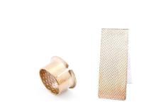 China CuSn8 Wrapped Bronze Bearings , Bronze Plain Bearings CuSn6.5P0.1 for sale