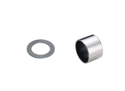 China SST Metal With Woven Fabric Liner Material Strips TEX  Fiberglass Lined Stainless Steel Bushings for sale