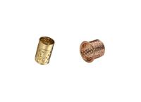 China Plain CuSn8 Bronze Gleitlager 60-65-60mm Perforated Wear Resistance for sale
