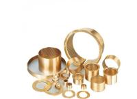 China DIN 1494 Plain CuSn8 Self Lubricating Bronze Bushings 160-165-60mm Perforated for sale