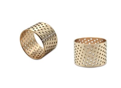 China High Load Capacity Bronze Gleitlager CuSn8 Material 20-23-15mm Perforated for sale