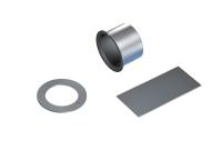 China WC10 Thrust Washers Self Lubricating Plain Bearing  Lined 20-10-1.5mm for sale